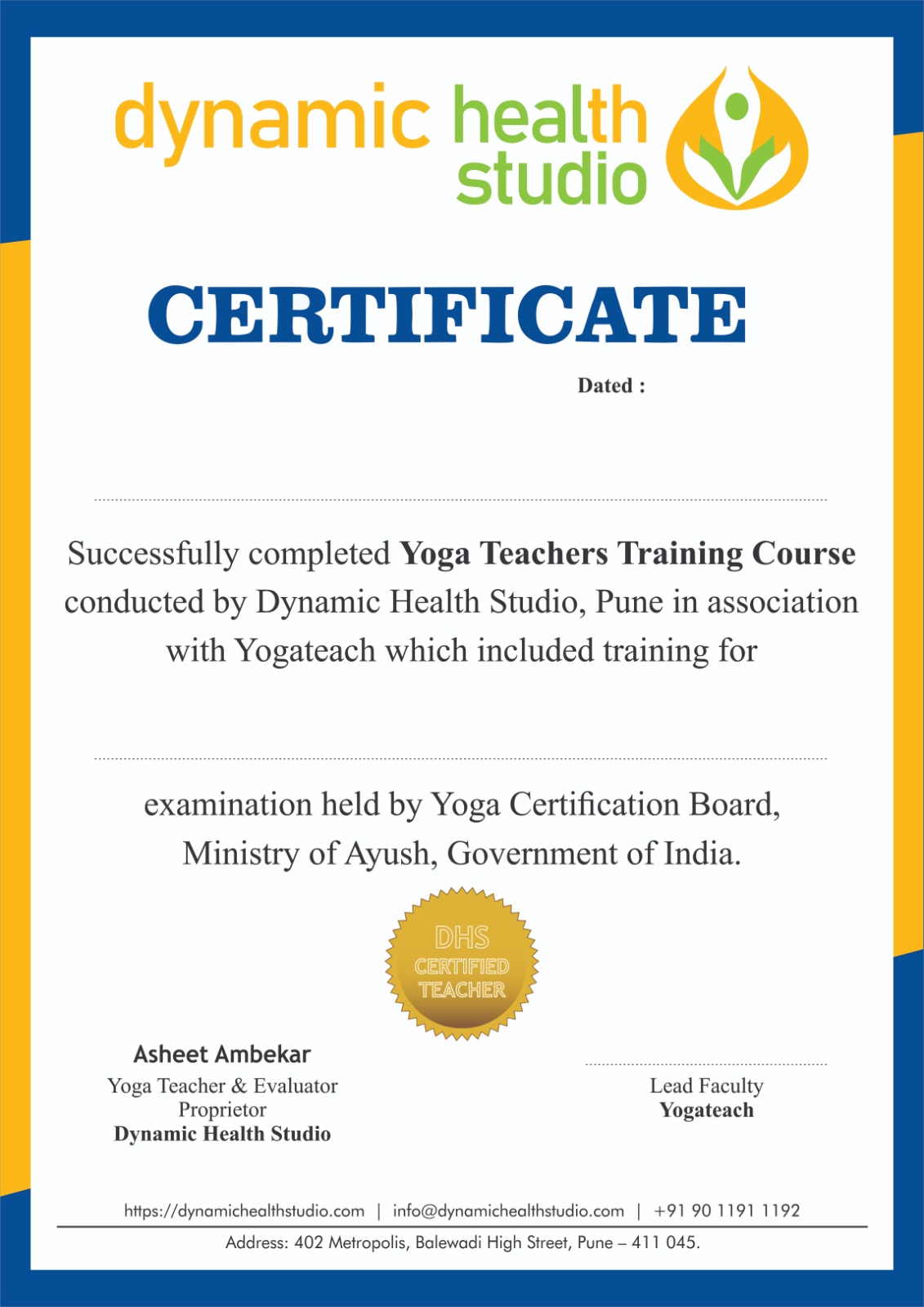 Level 1 Certification